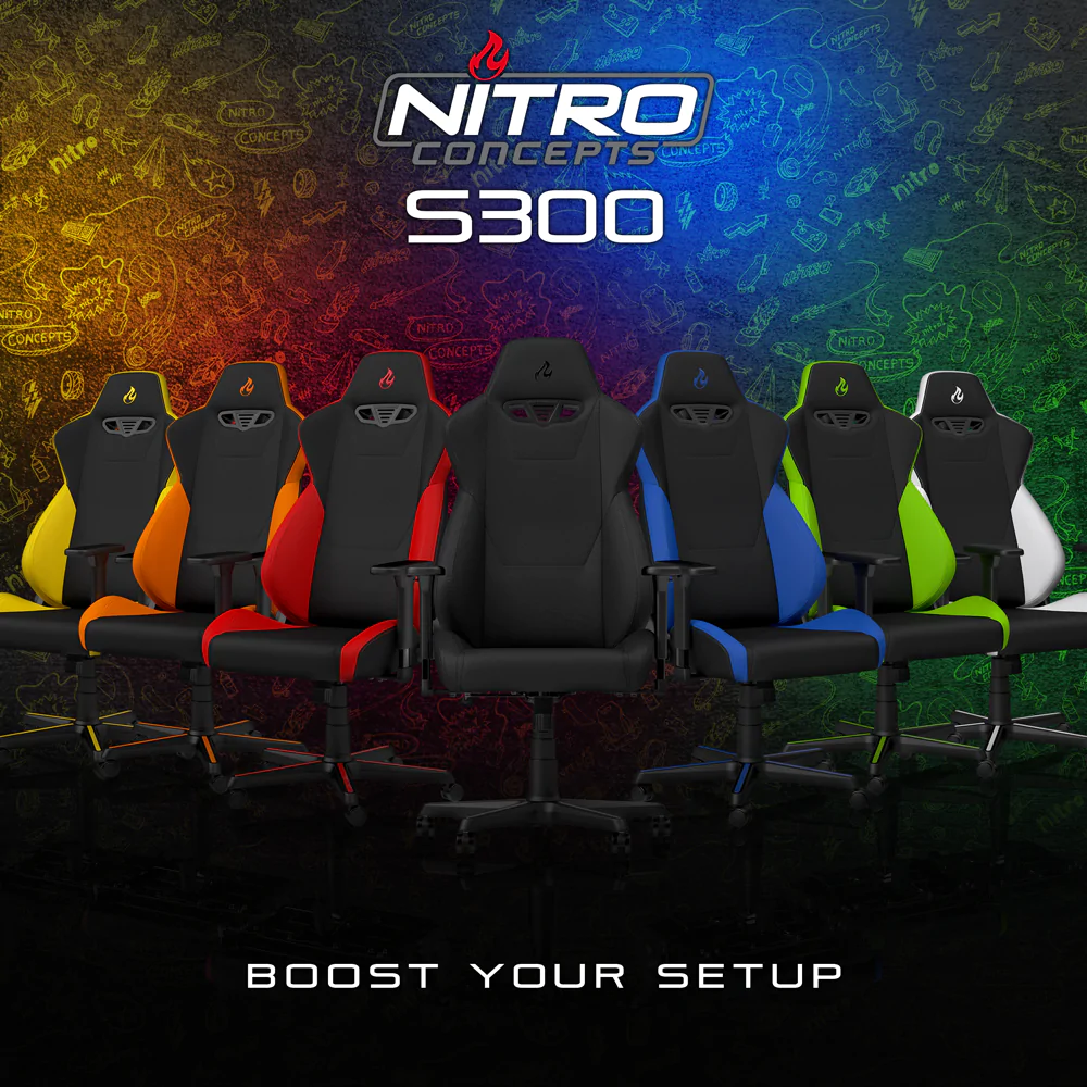 Boost Your Setup: Die neuen Nitro Concepts S300 Gaming-Stühle ...