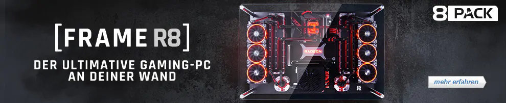 Frame R8: Der ultimative Gaming-PC an deiner Wand - Caseking Blog
