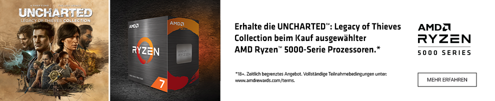UNCHARTED: Legacy of Thieves Collection jetzt zu AMD Ryzen 5000 CPUs dazu erhalten! - Caseking Blog